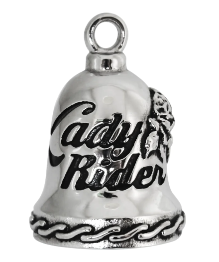 Large Lady Rider Motorcycle Ride Bell® Stainless Steel RB1L FREE SHIPPING