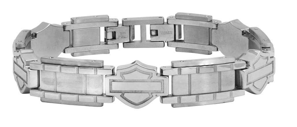 Harley-Davidson® Motorcycle Biker Stainless Steel Bracelet Mod Jewelry ...