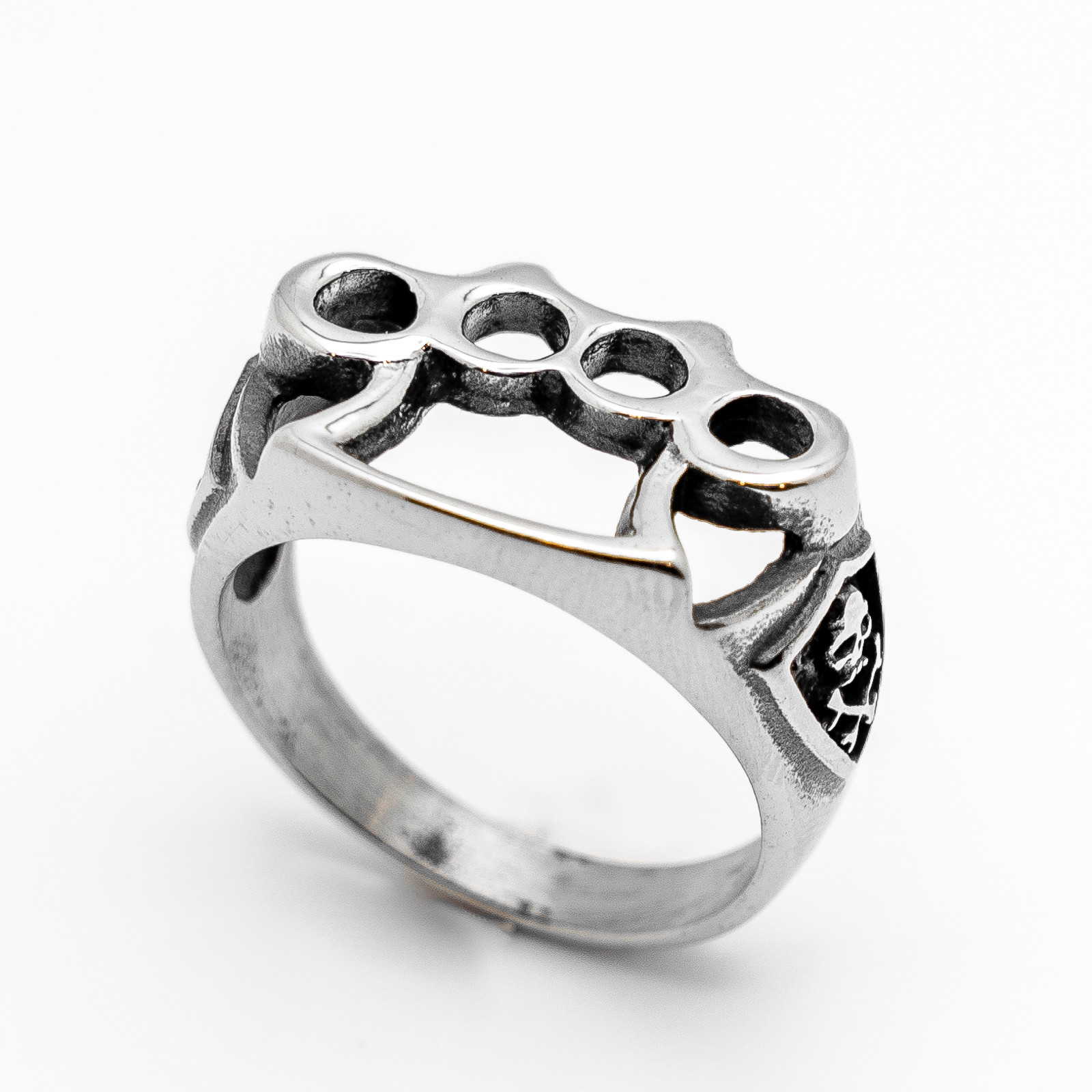 Knuckles Stainless Steel Ring Sizes 8-16 , Biker Jewelry Rings ...