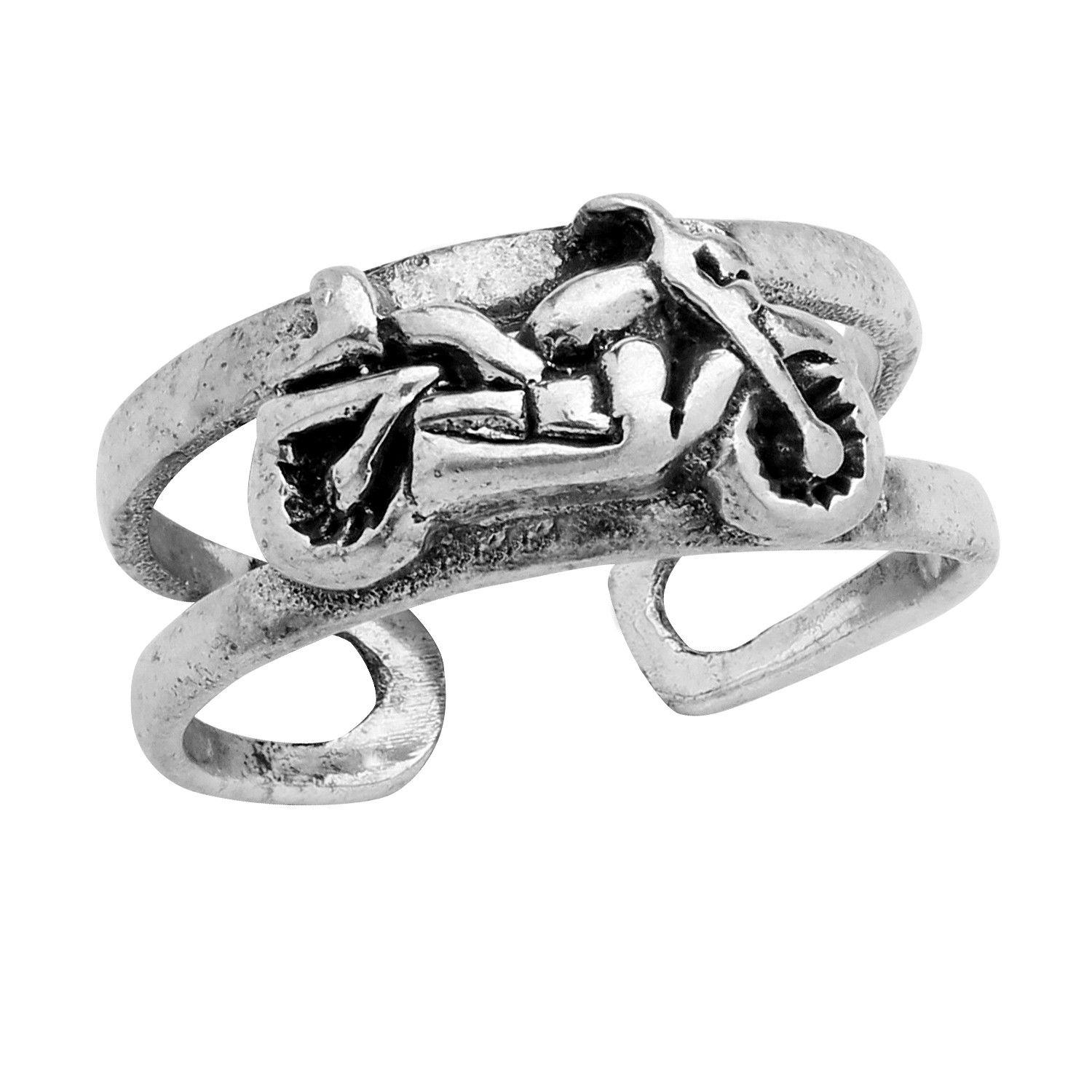 Motorcycle Biker Toe Ring Sterling Silver , Biker Jewelry Rings ...