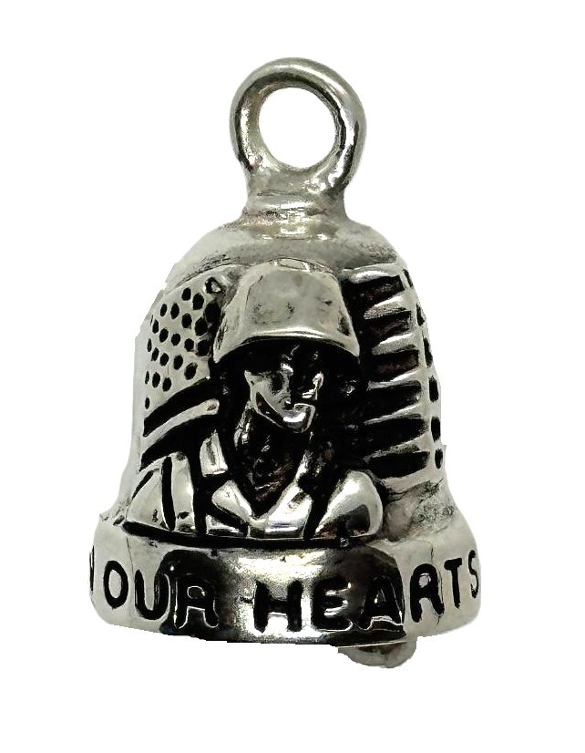 Soldier Sterling Silver Motorcycle Ride Bell, Military Ride Bell ...