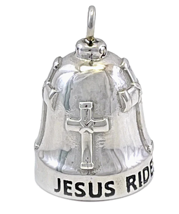 Stainless Steel Religious Motorcycle Ride Bell with Four Crosses ...