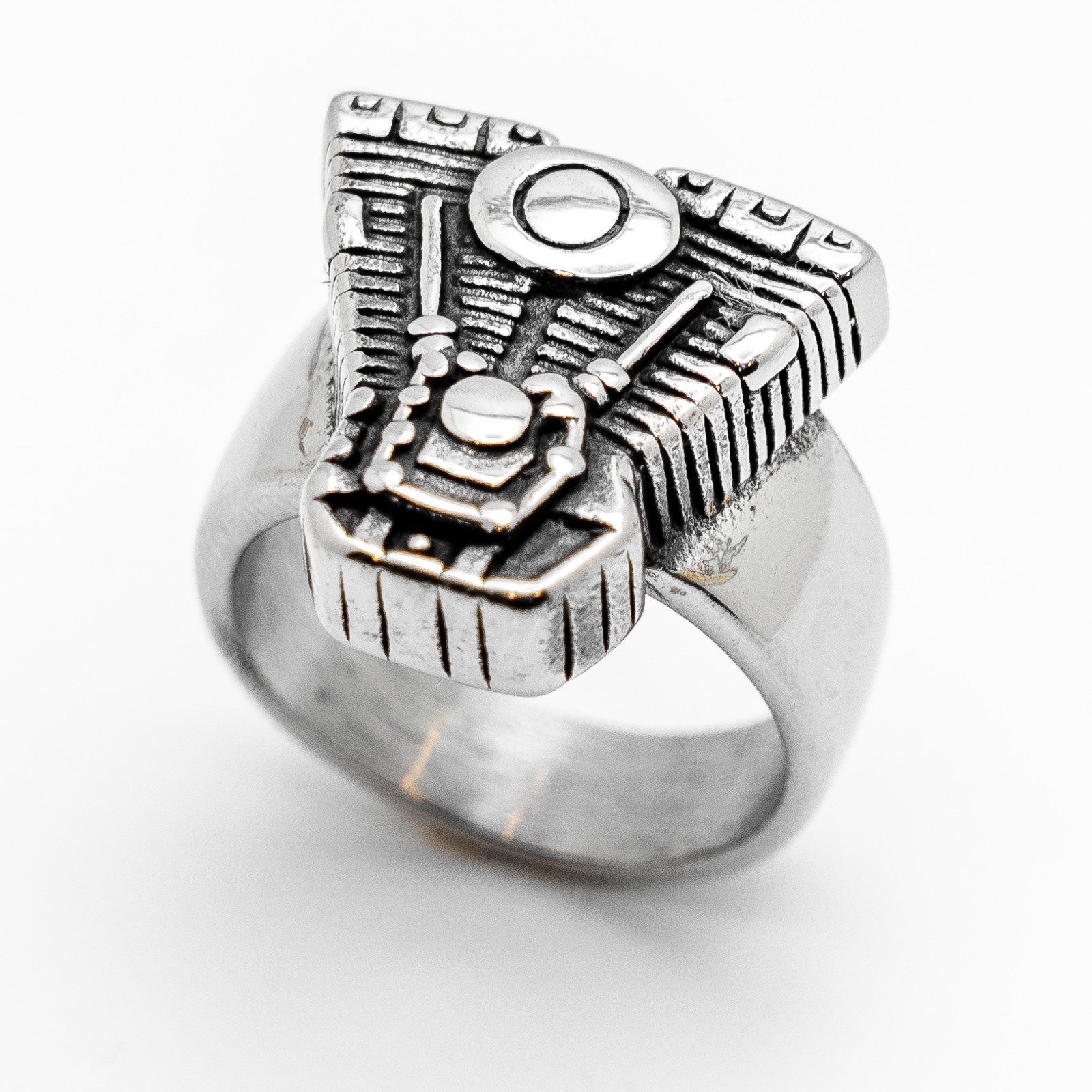 V-Twin Motor Ring Motorcycle Engine Stainless Steel Biker Ring Sizes 9 ...