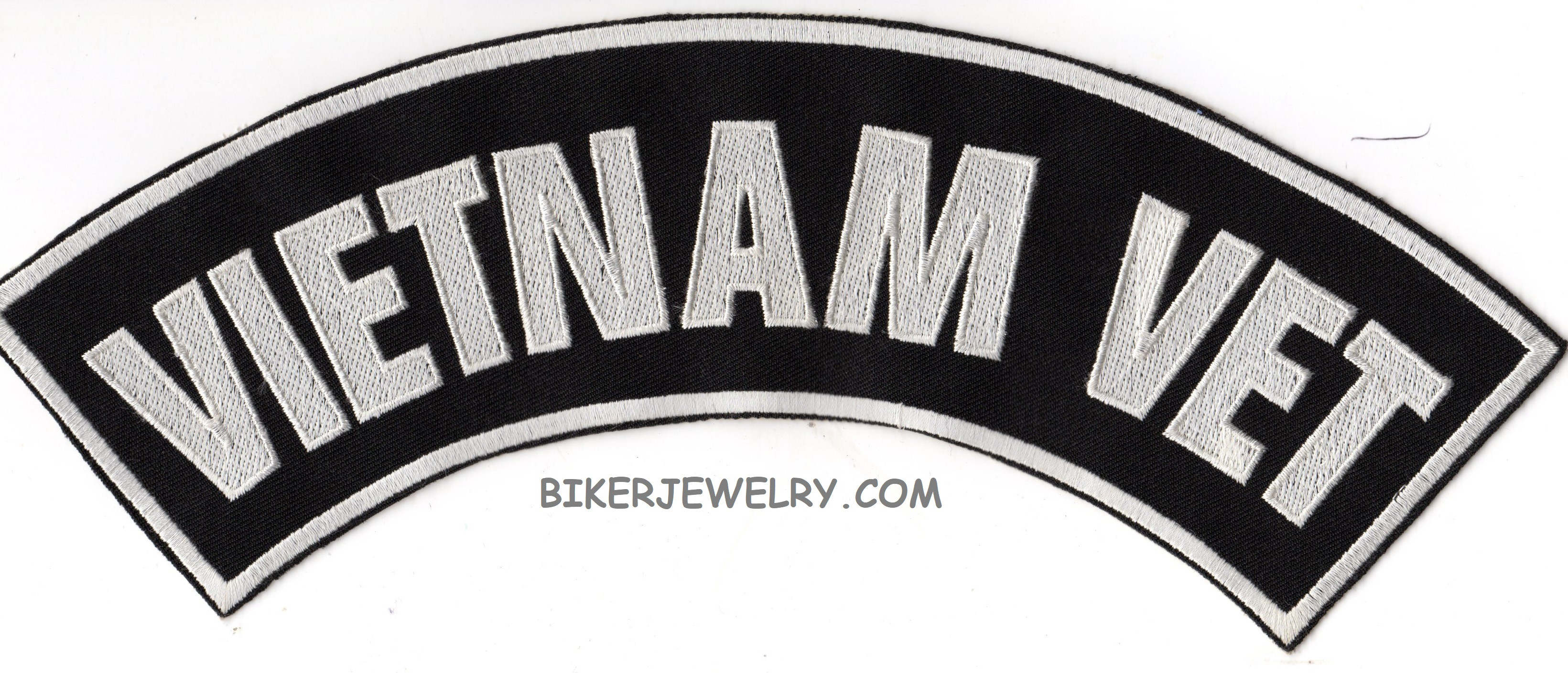 VIETNAM VET Top Rocker Military Motorcycle Biker Patch 3 Color Choices ...